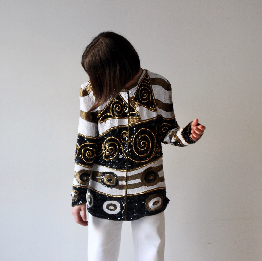 Nugget / Jacket JACQUES HEIM Vintage 60 / Made in France / Shiny Sequin ...