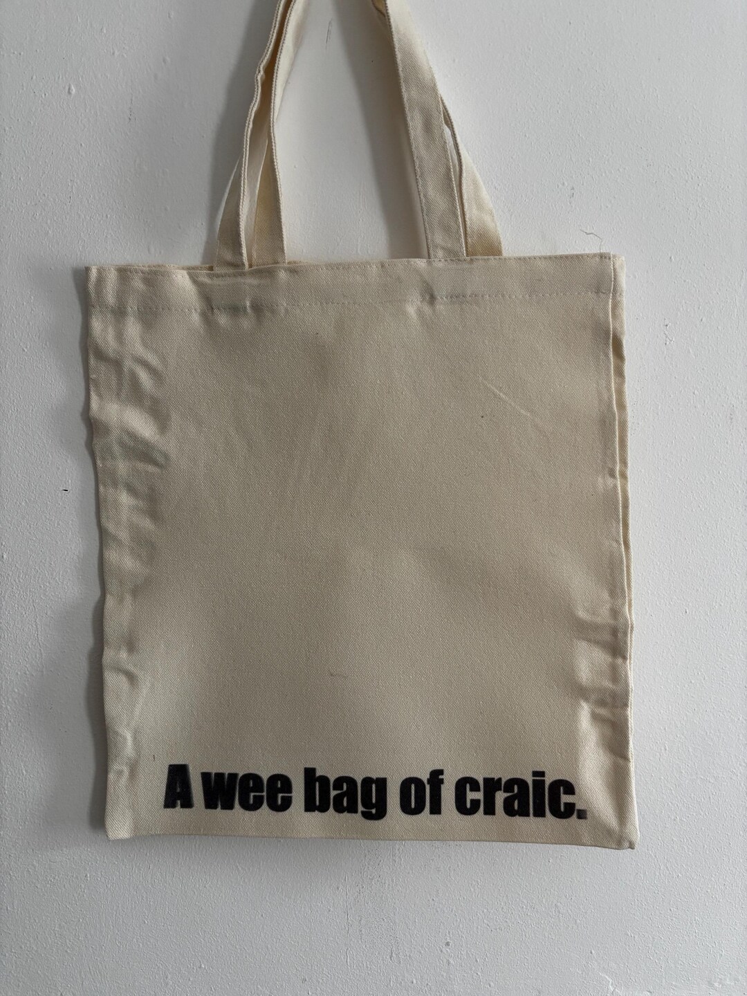 Irish Tote Bag| Wee Bag of Craic - Etsy