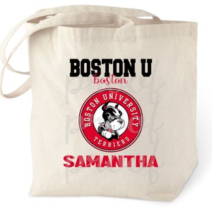 Custom Personalized College Tote Bag Beach Pool Swim Bag Shopping ...