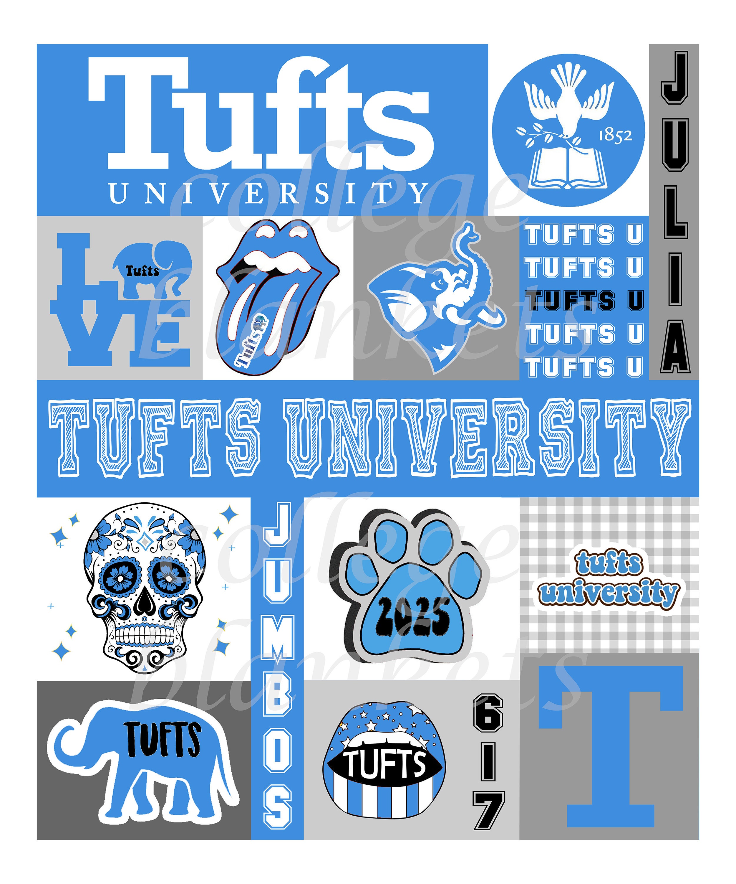 Custom College Blanket Personalized Fleece Blanket Photo - Etsy