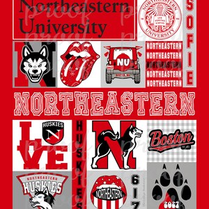 Custom College Blanket Personalized Fleece Blanket Photo Patchwork Dorm ...