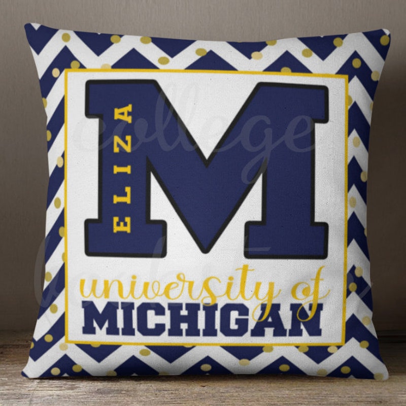 Michigan Pillow - Etsy