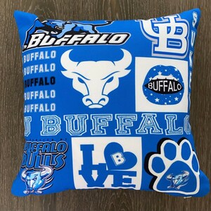 Custom COLLEGE Pillow With Insert Decorative Throw Pillow Dorm Room Bed ...