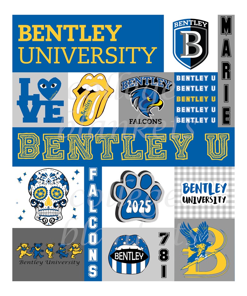 Custom College Blanket Personalized Fleece Blanket Photo - Etsy