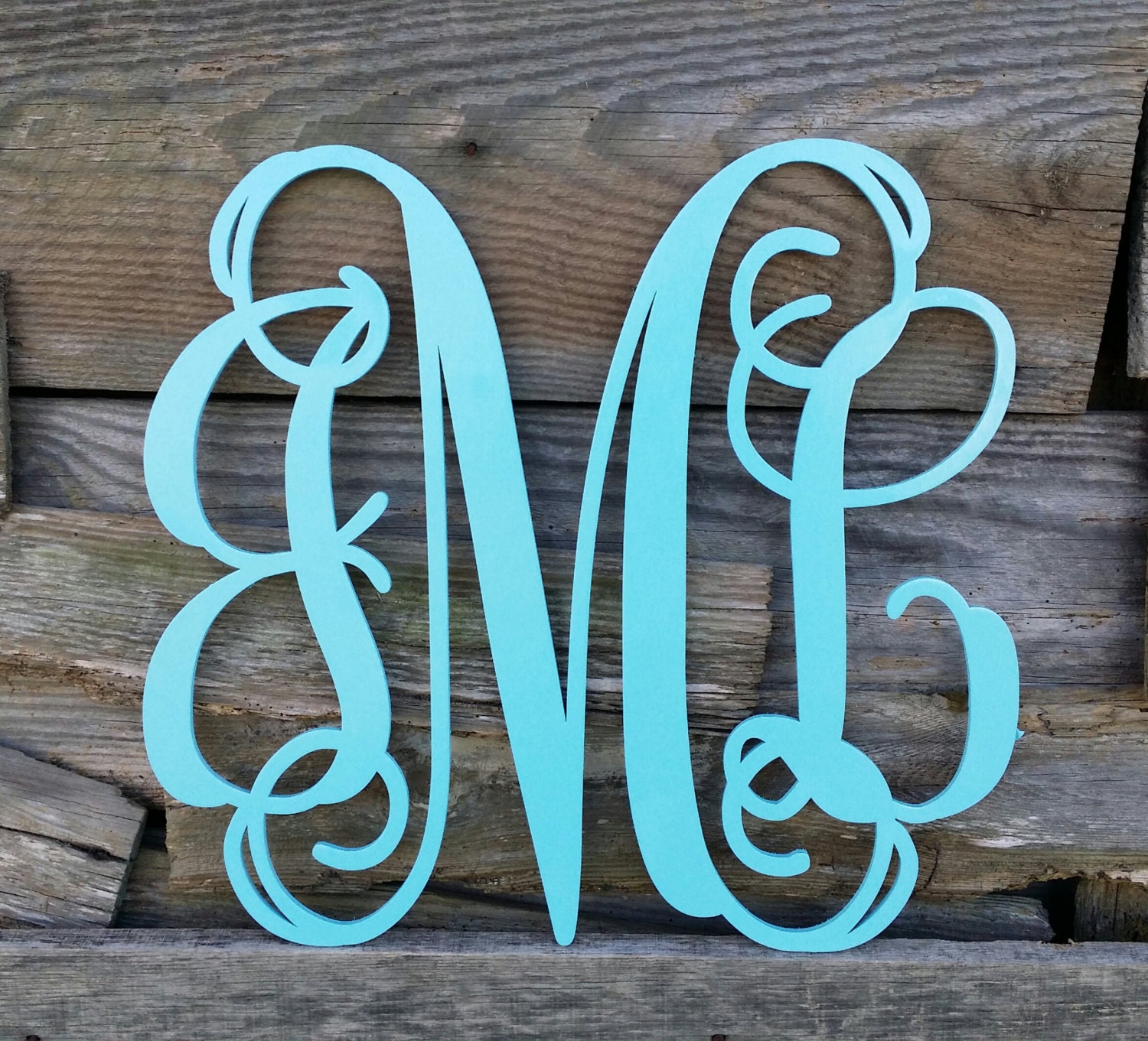 Wooden Monogram - Wooden Monogram Wall Hanging - Etsy