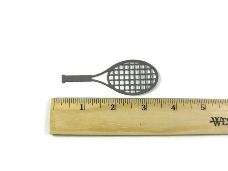 Paper Tennis Racket Die Cut Set of 20 | Etsy