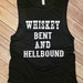 NEW Whiskey Bent and Hellbound Flowy Scoop Muscle Shirt With Distressed ...