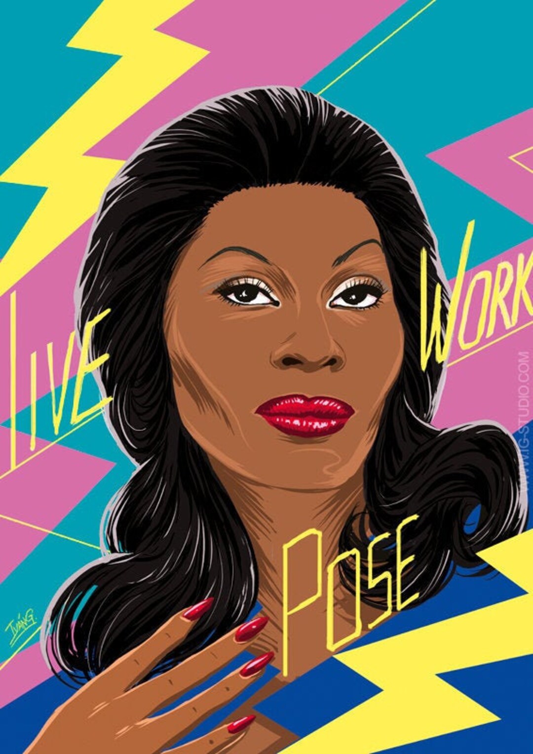 Dominique Jackson as Elektra Abundance-wintour (signed Prints) © Iván ...