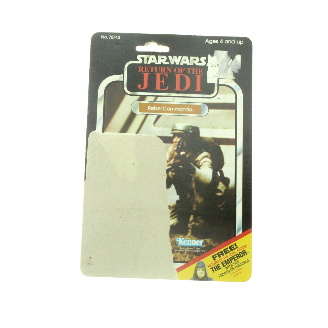 Rebel Commando Card Back Vintage Return of the Jedi 65 Back - Etsy