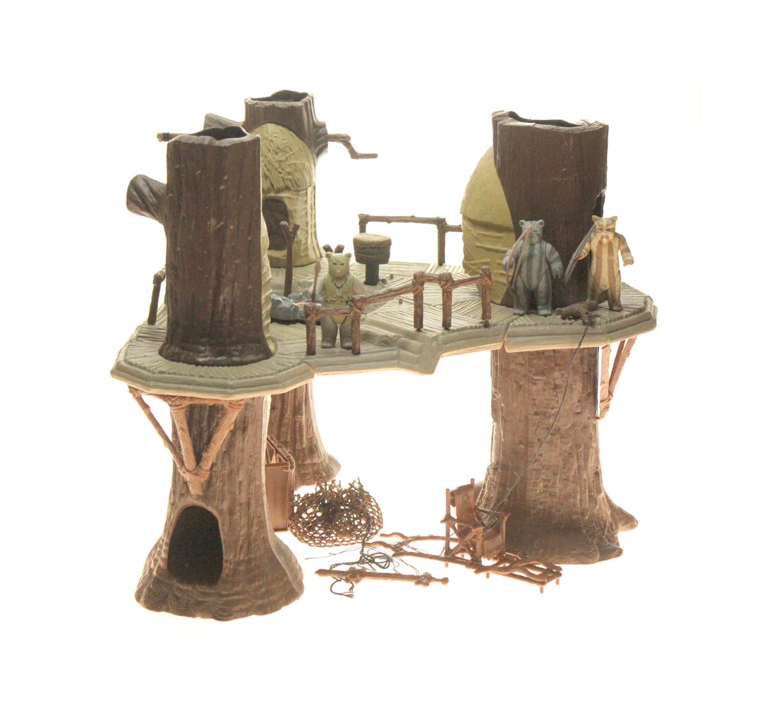 Ewok Village From Star Wars Return of the Jedi 99.99% Complete - Etsy