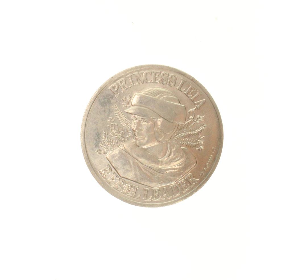 Princess Leia Rebel Leader Coin 1984 Power of the Force Collector's ...