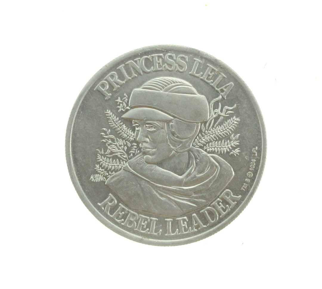 Princess Leia Rebel Leader Coin 1984 Power of the Force Collector's ...