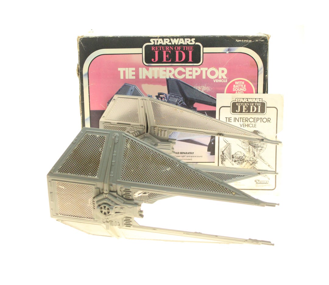 Tie Interceptor With Box Cardboard Insert and Instructions Rare Vintage ...