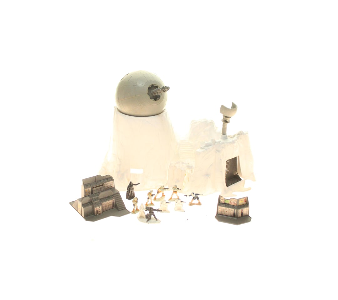 Hoth Ion Cannon Playset 100% Complete With Figures Star Wars Micro ...