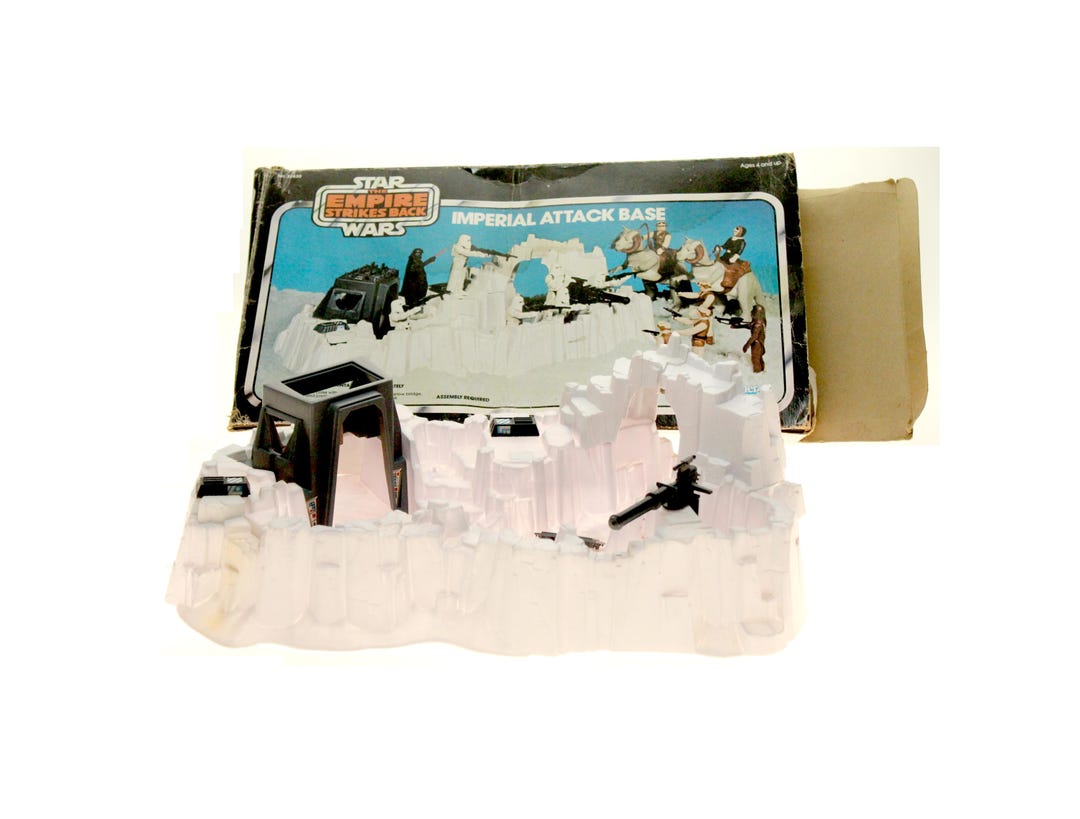 Hoth Imperial Attack Base Playset 100% Complete With Box Kenner Vintage ...
