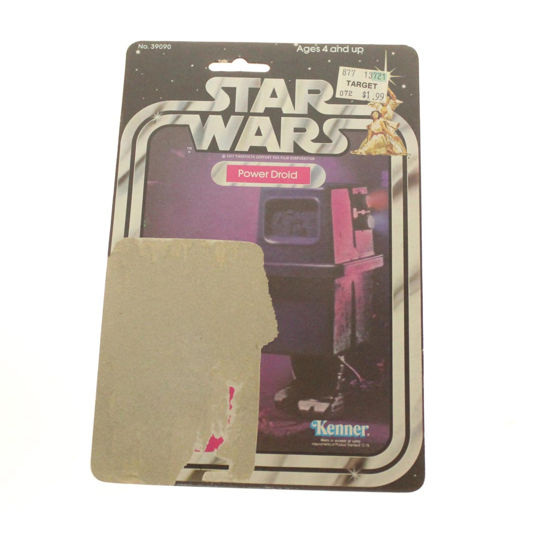 Power Droid Gonk 21 Back Vintage Star Wars Cardback - Etsy