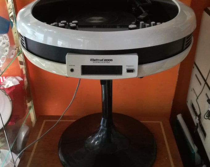 Vintage 1973 Sanyo Phonosphere Record Player, Turntable, Radio, AM, MCM ...