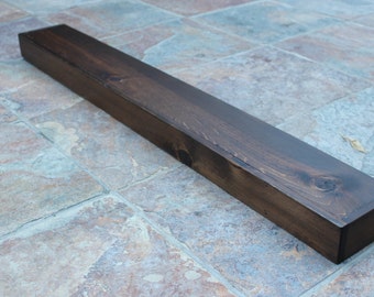 Dark brown shelf | Etsy