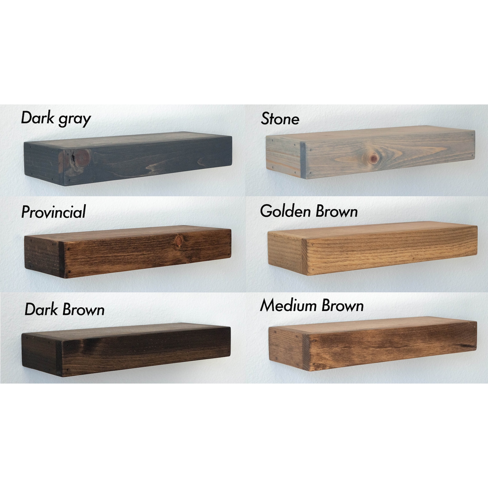 LED Bar Shelving, Rustic Pine Floating Shelves, Kitchen Shelving, FREE ...