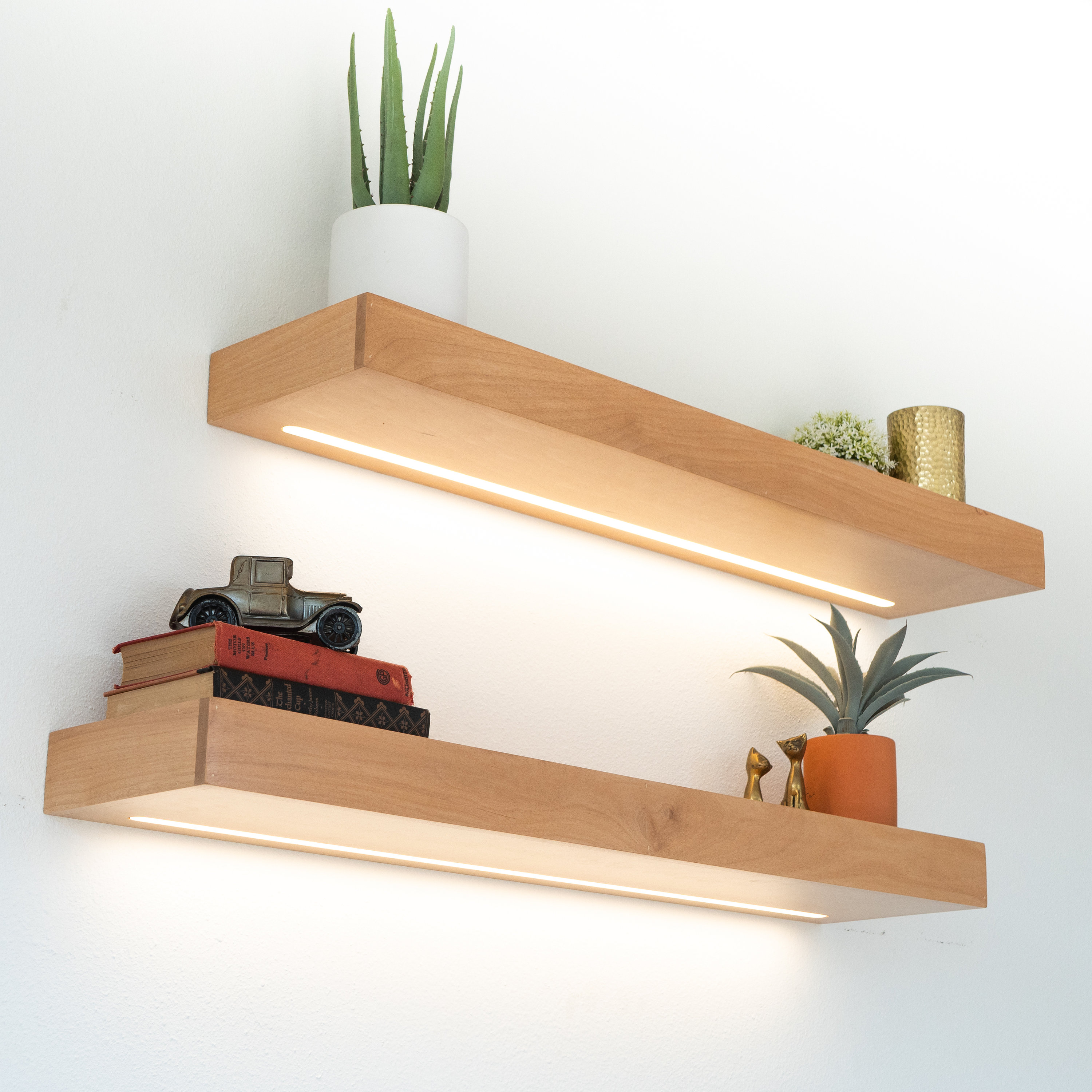 Estantes flotantes de cocina LED modernos estanterías de - Etsy España