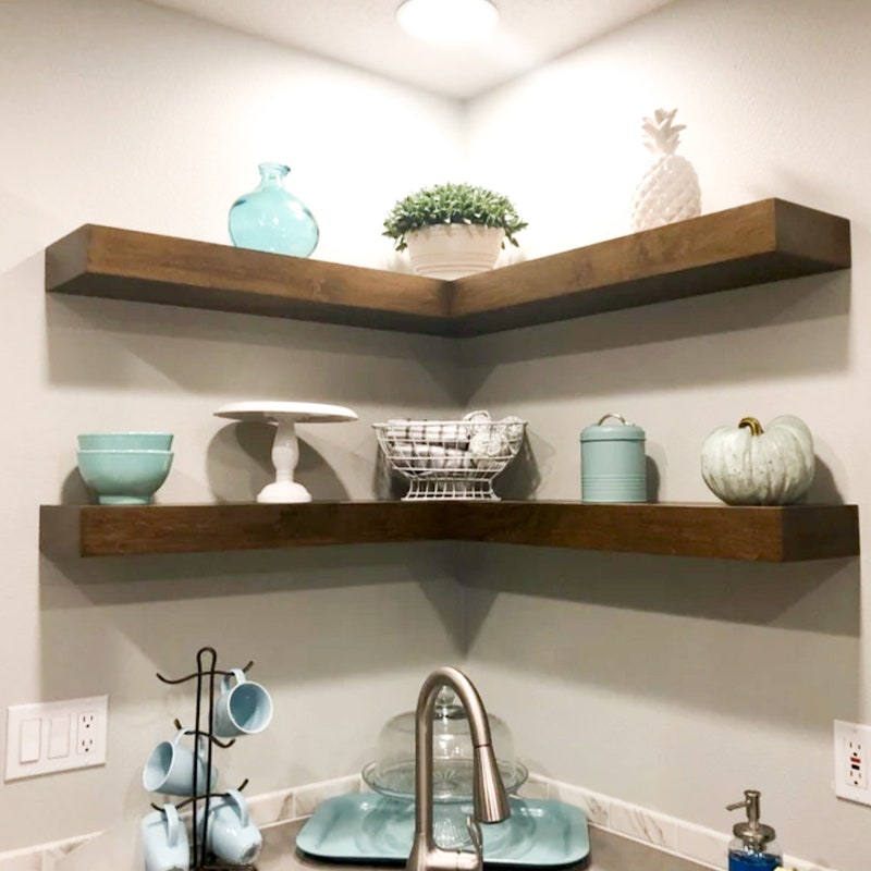Custom L Corner Shelf - Etsy
