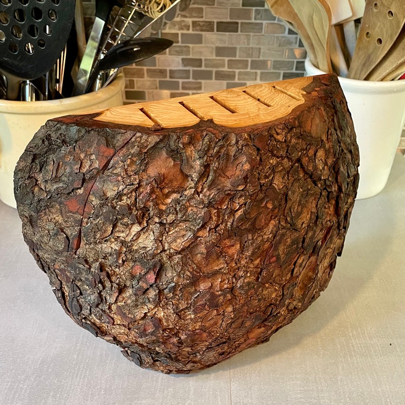 Knife Block - Etsy