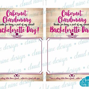 Thank You Note - Bachelorette Party Thank You - Printable DIY - Friend ...