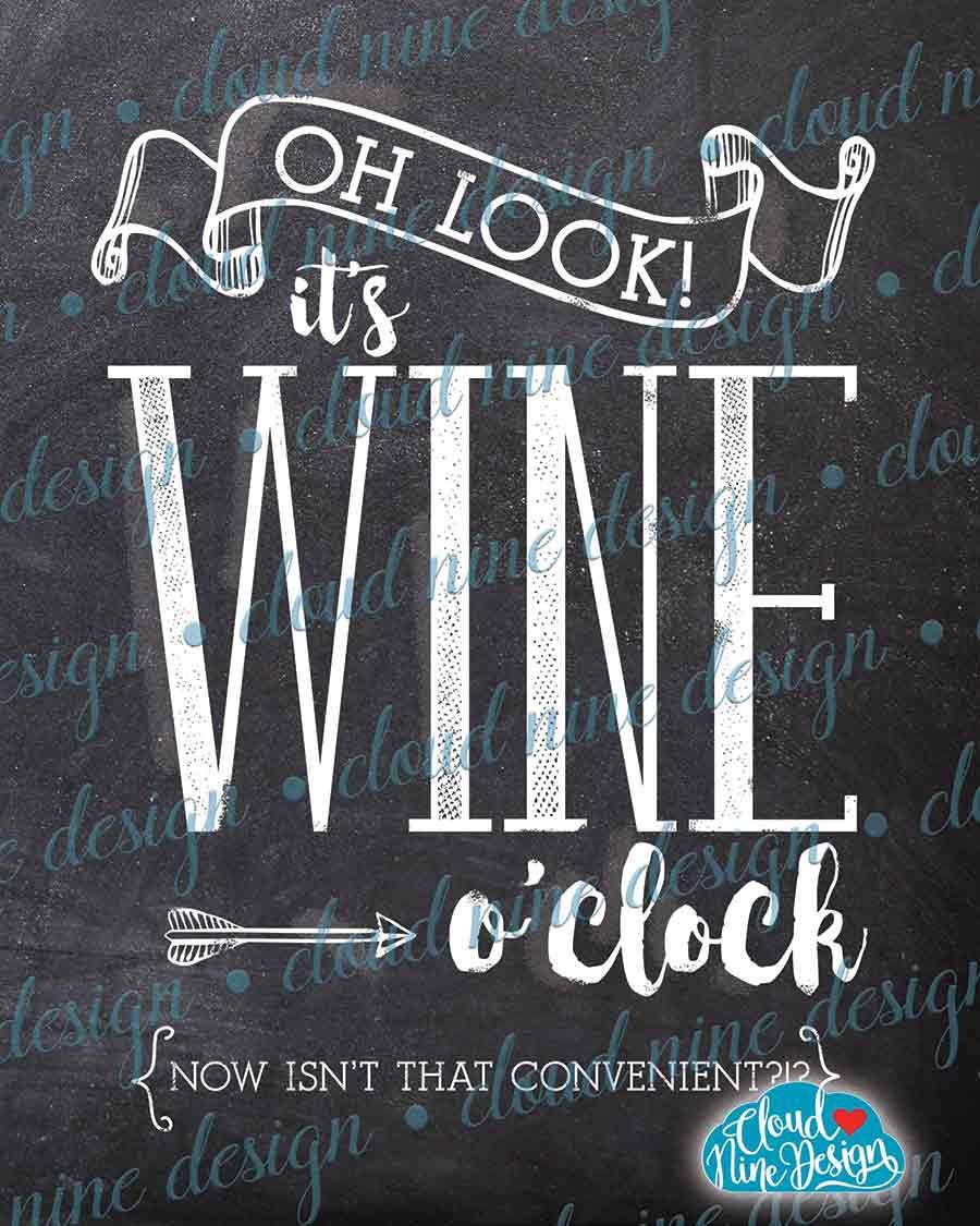 Wine Decor Set of 3 Printable Wine Signs Wine-Themed Party | Etsy