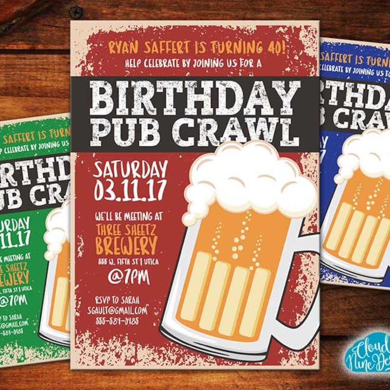Pub Crawl - Etsy