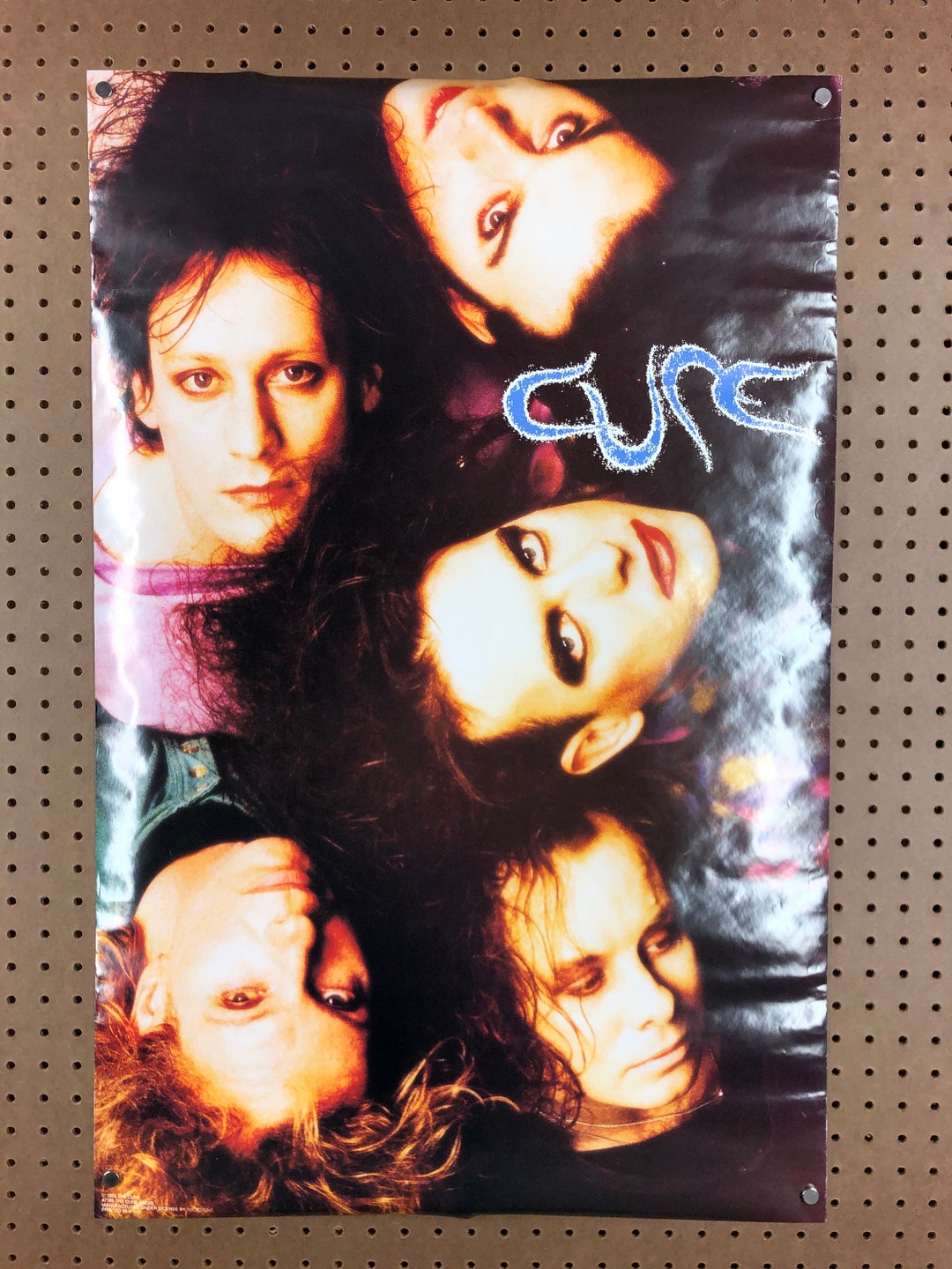 The Cure Faces 1992 Original Vintage Poster - Etsy