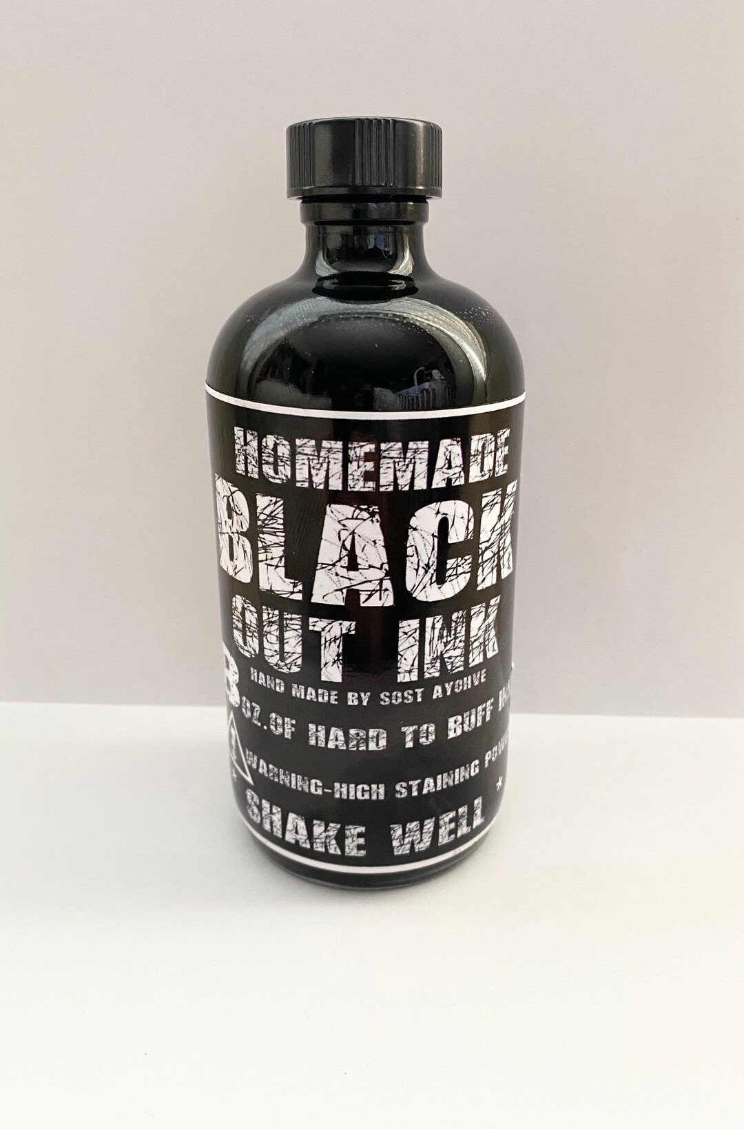 8oz BLACK OUT INK - Etsy