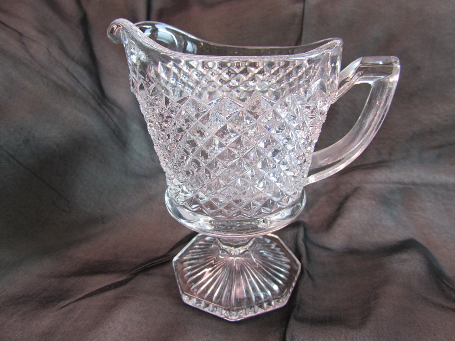 Westmoreland English Hobnail Pattern Creamer and Open Sugar Bowl - Etsy