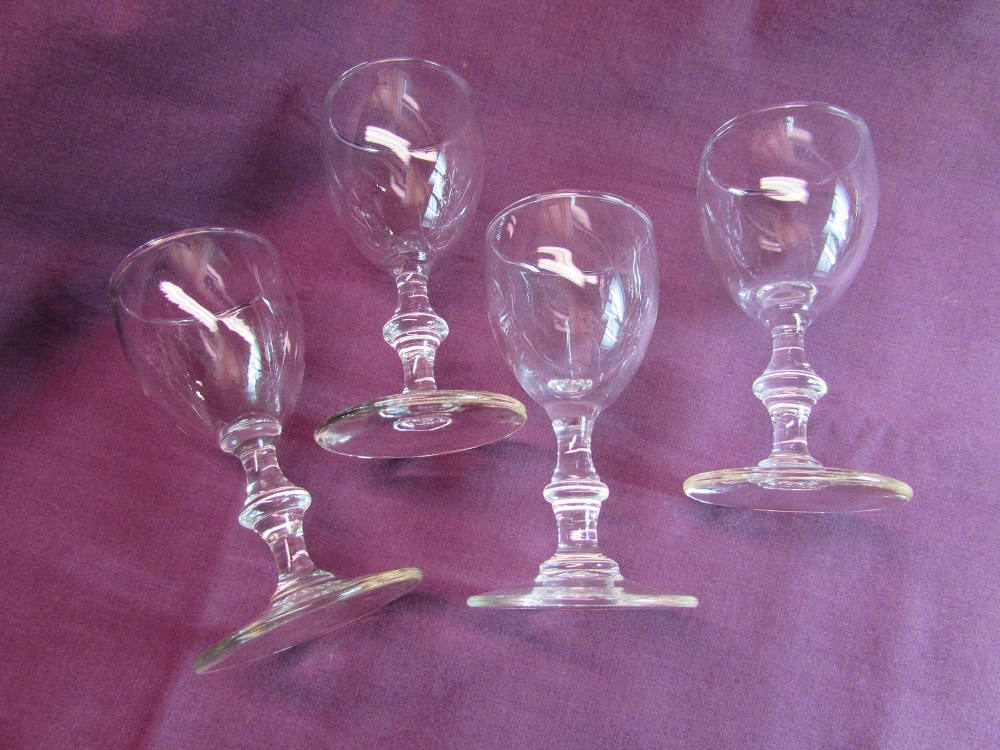 Libbey Rock Sharpe Bamboo Stem Small Sherry Set of 4 - Etsy