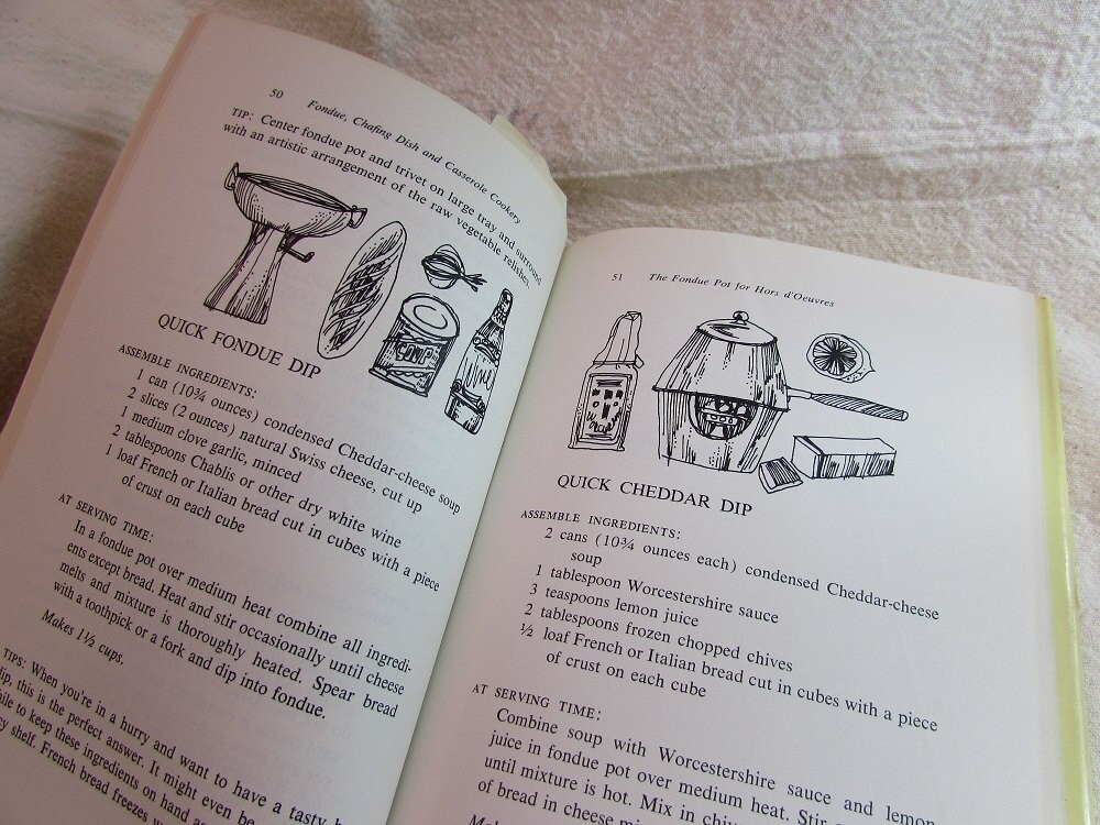 Vintage Fondue, Chafing Dish and Casserole Cookery Cookbook - Etsy