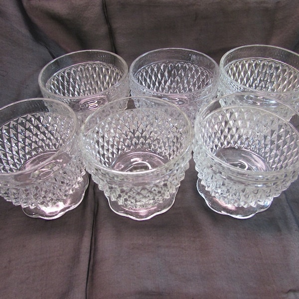 Diamond Point Glass - Etsy