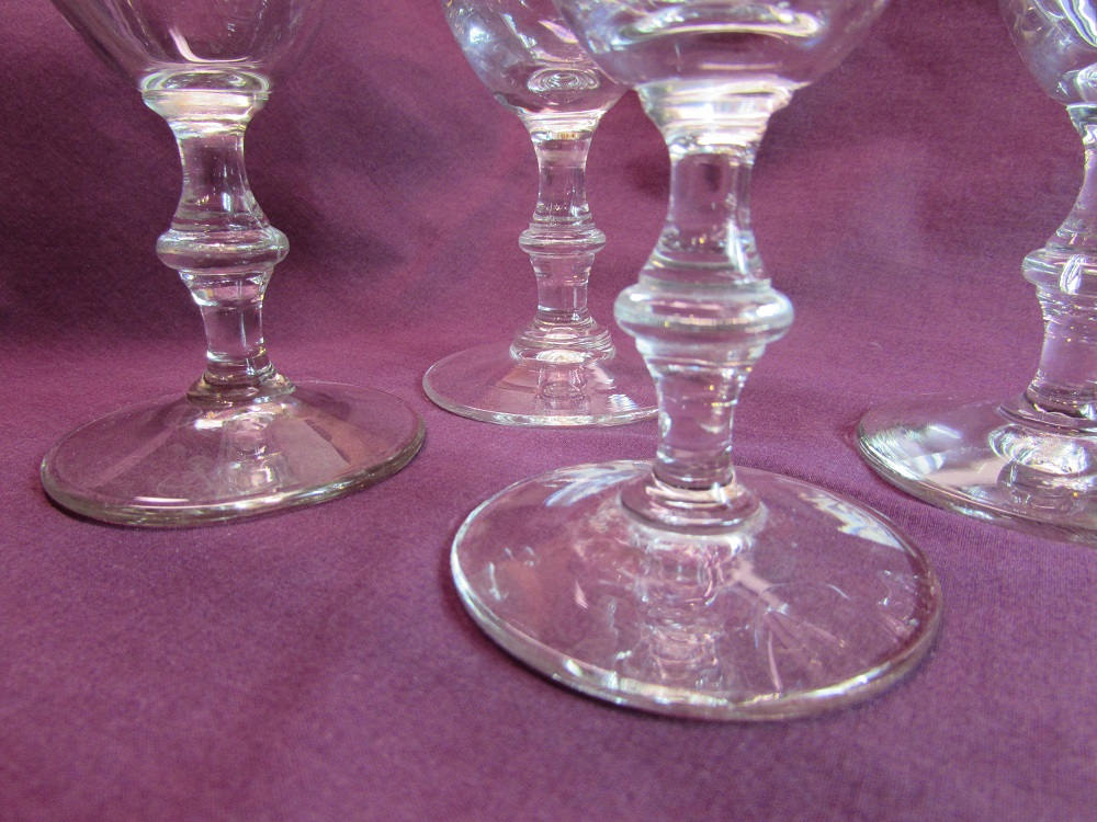 Libbey Rock Sharpe Bamboo Stem Small Sherry Set of 4 - Etsy