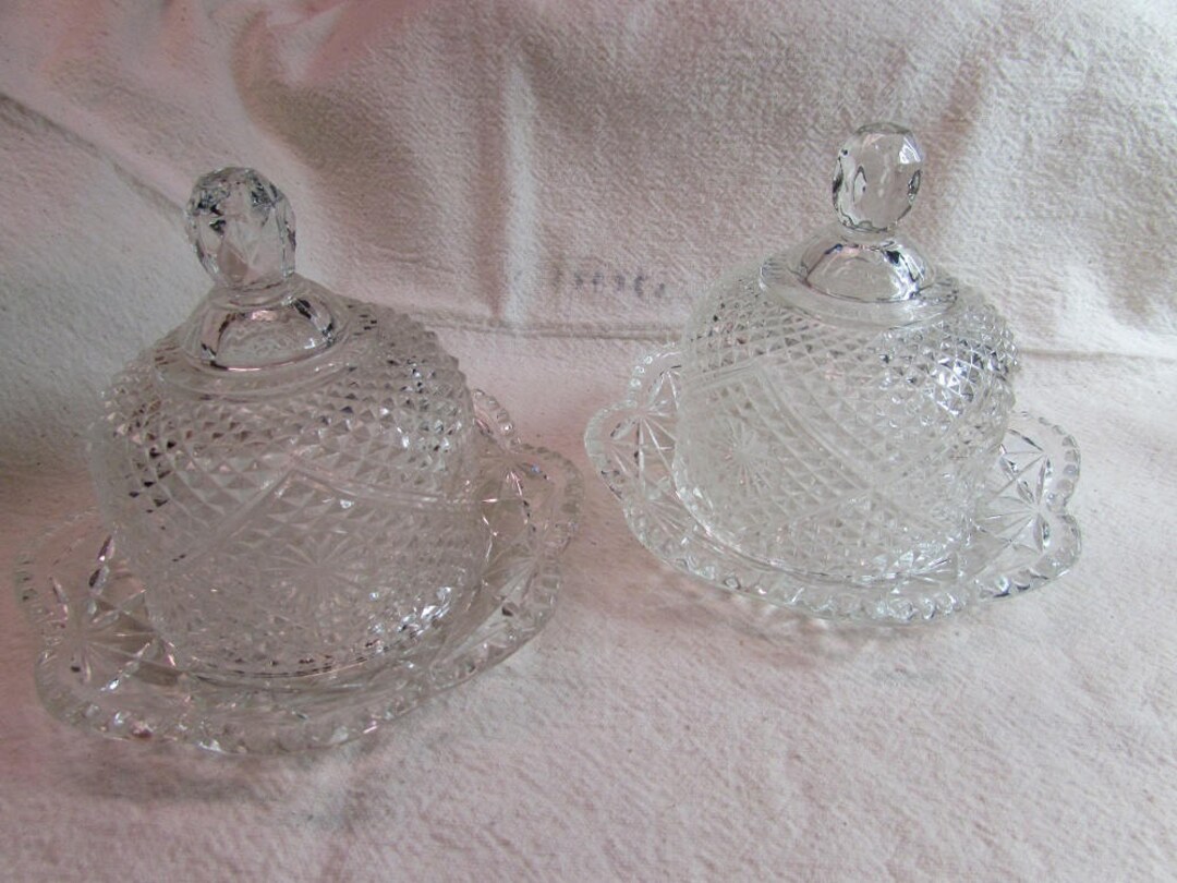 Avon Dome Butter Dishes, Set of 2 - Etsy