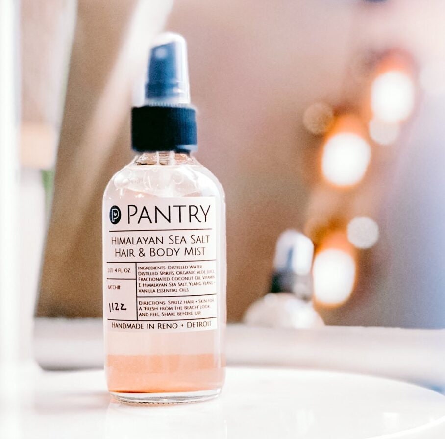 Himalayan Sea Salt Hair & Body Mist - Beach Spray - Sea Salt - Chemical ...