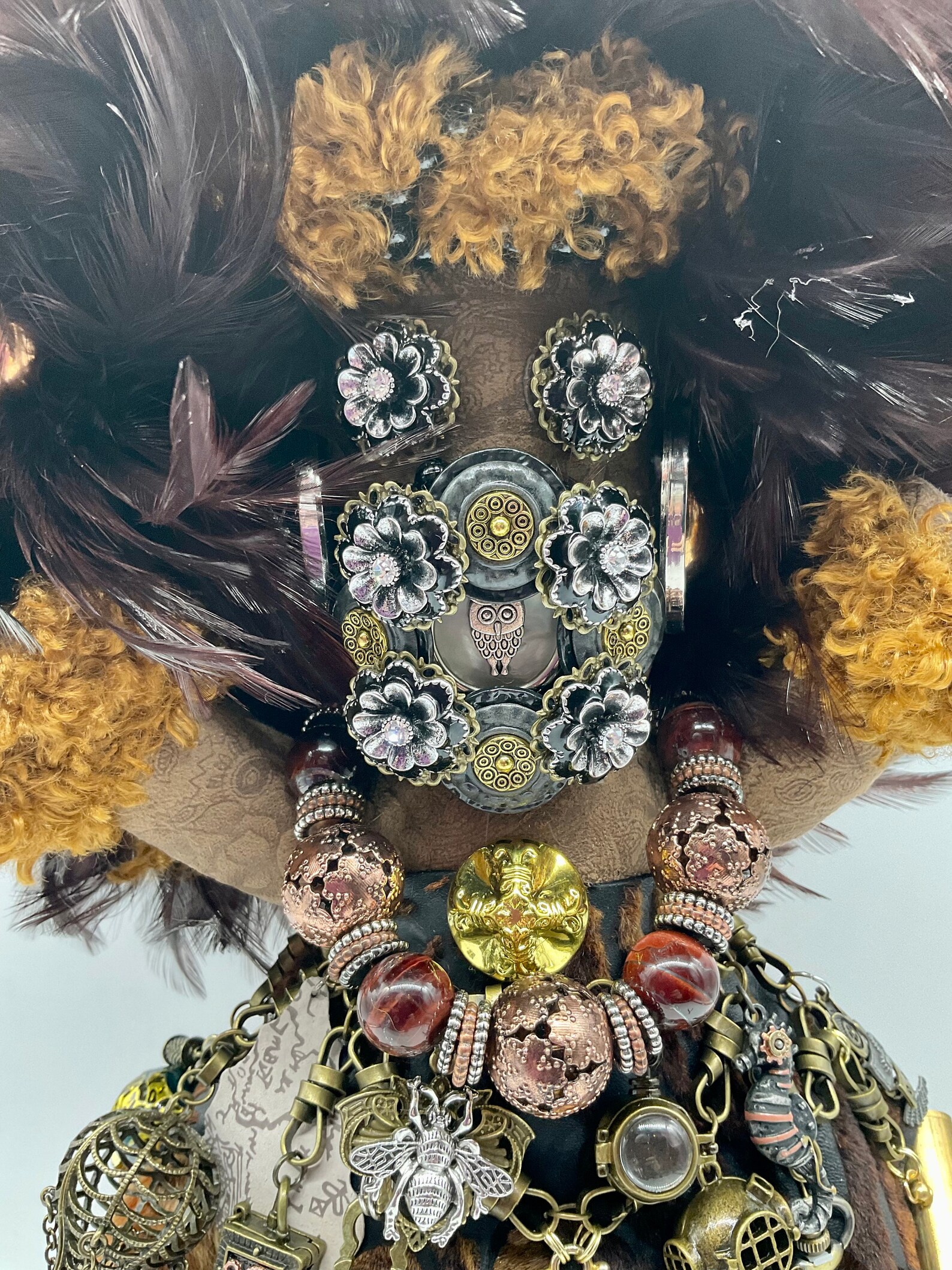 Original Mardi Gras Mischief Doll Victorian Steampunk Explorer Artdoll ...
