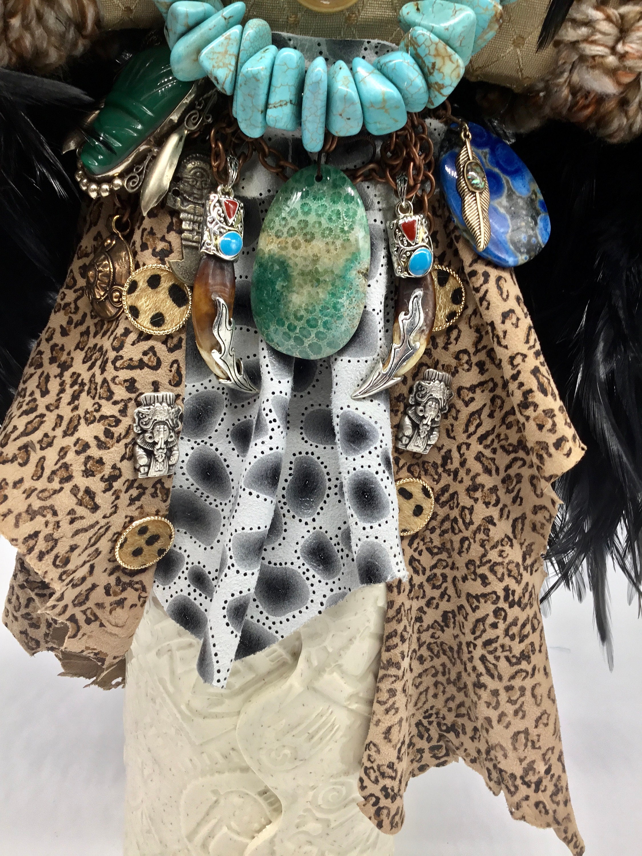 Original Mardi Gras Mischief Doll Mayan Warrior Artdoll by - Etsy
