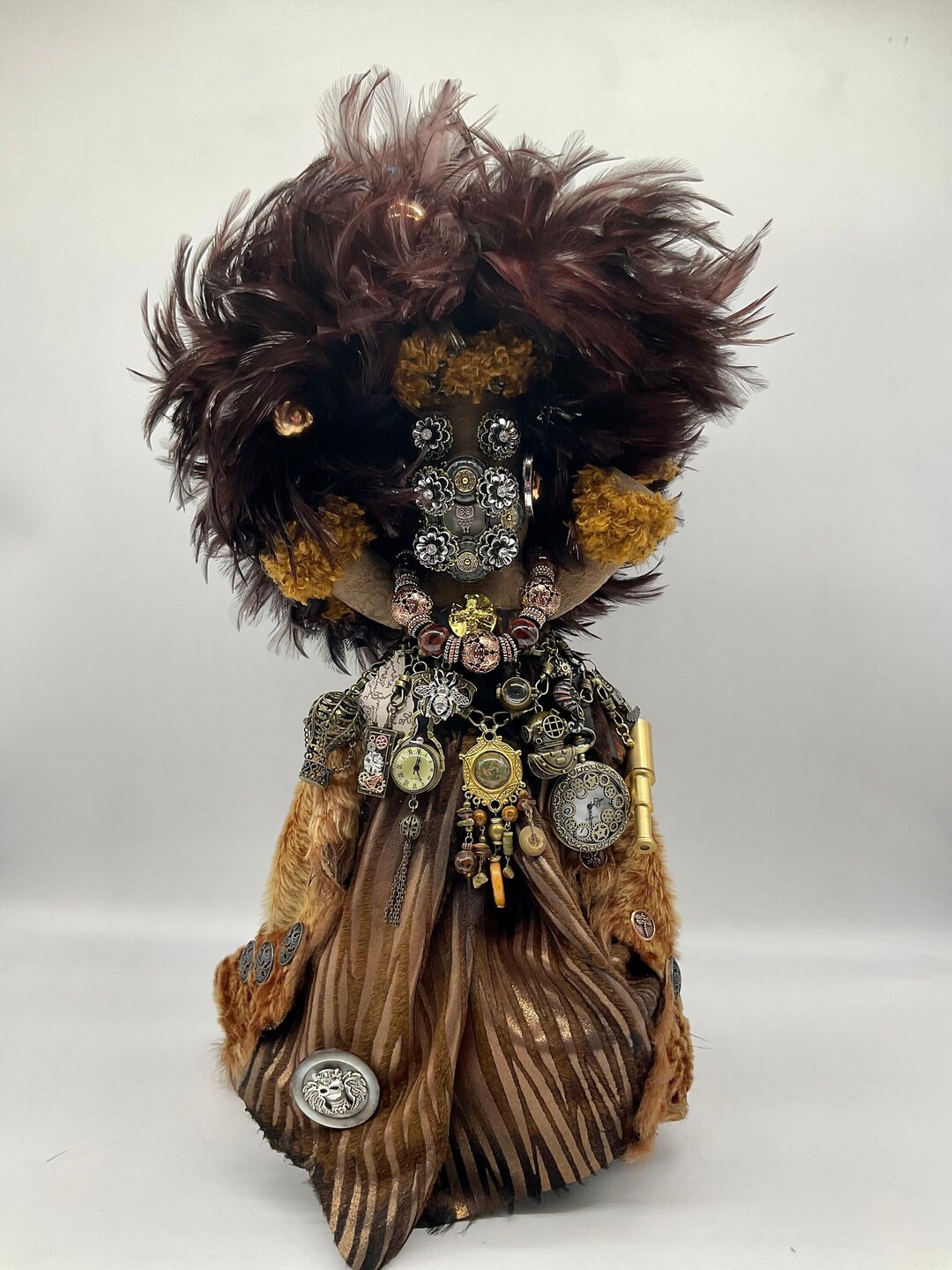 Original Mardi Gras Mischief Doll Victorian Steampunk Explorer Artdoll ...