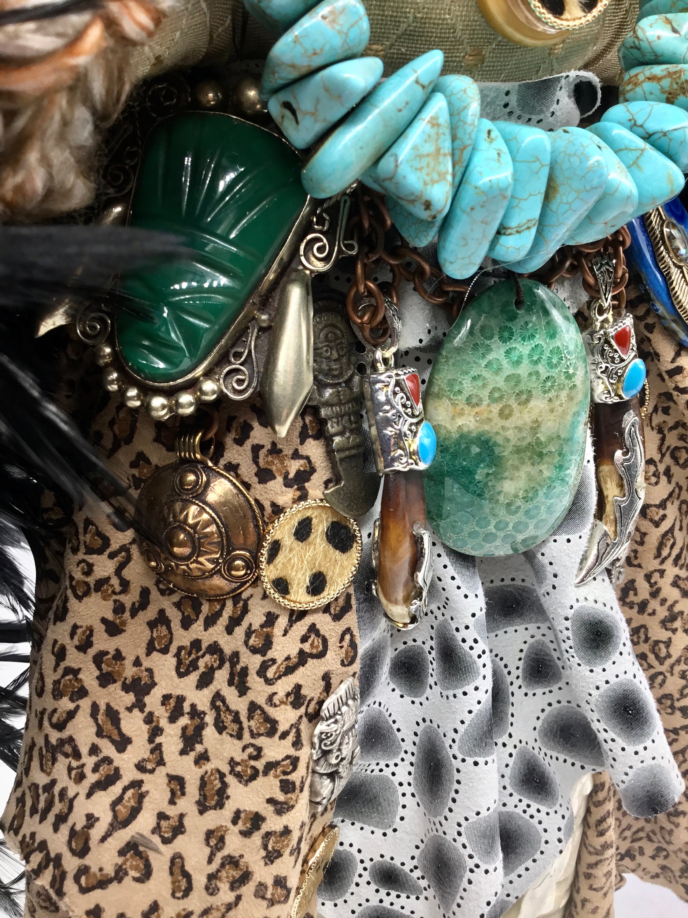 Original Mardi Gras Mischief Doll Mayan Warrior Artdoll by - Etsy