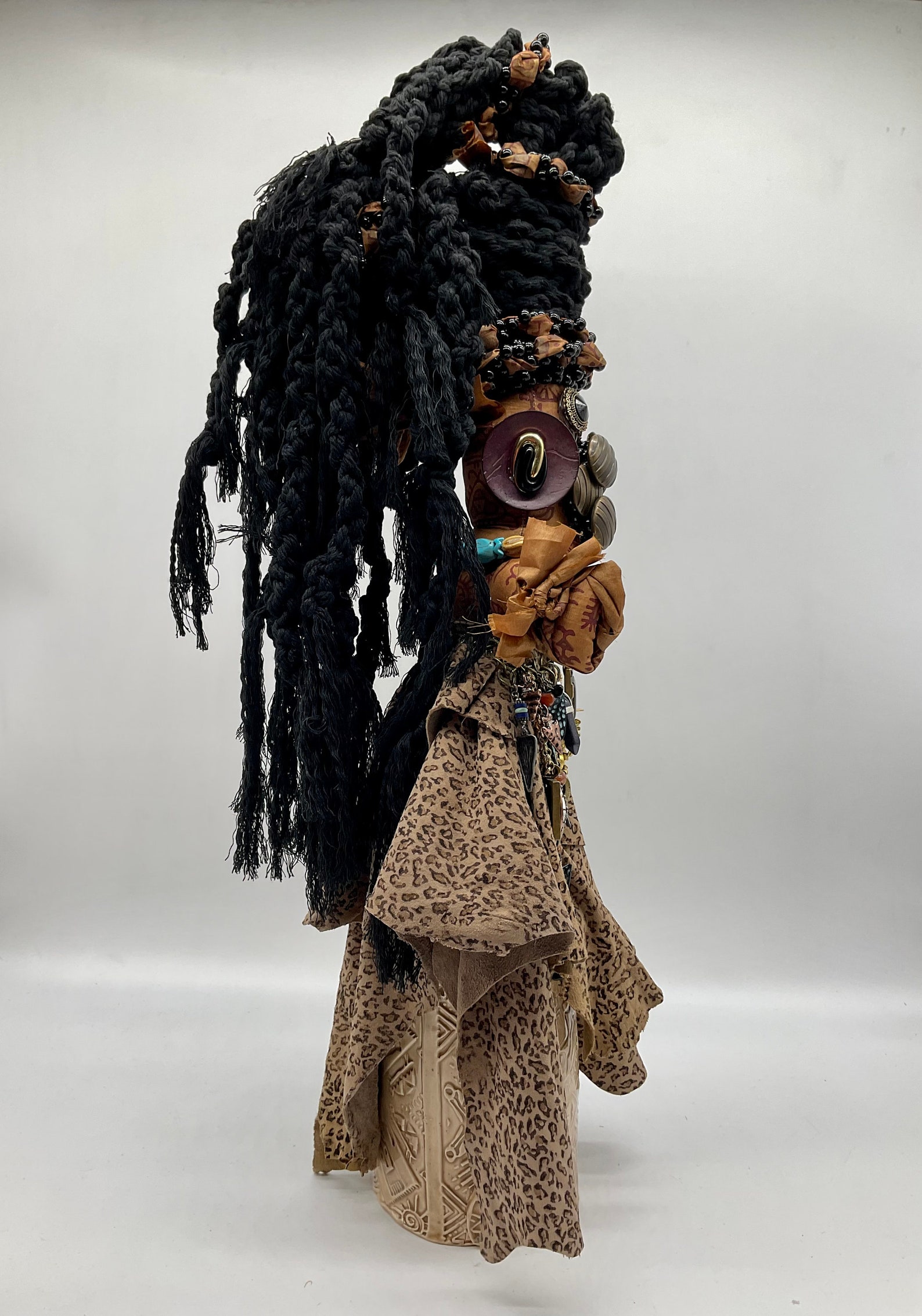 Original Mardi Gras Mischief Doll Mayan Tribal Spirit Artdoll by Connie ...