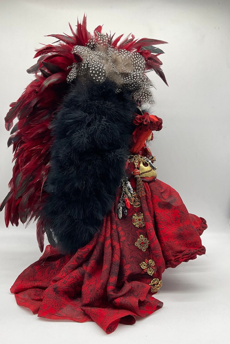 Original Mardi Gras Mischief Doll Marie Laveau W Jester Voodoo - Etsy