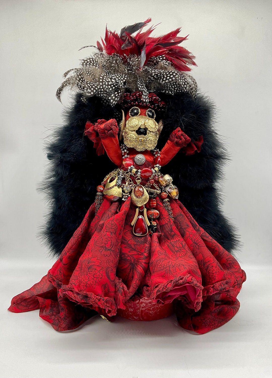 Original Mardi Gras Mischief Doll Marie Laveau W Jester Voodoo Doll by ...