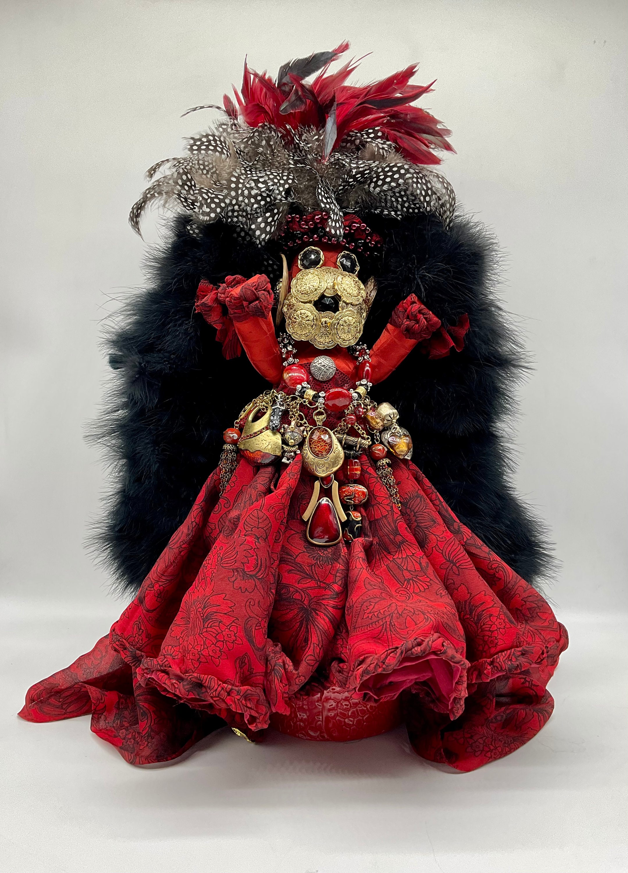 Original Mardi Gras Mischief Doll Marie Laveau W Jester Voodoo - Etsy