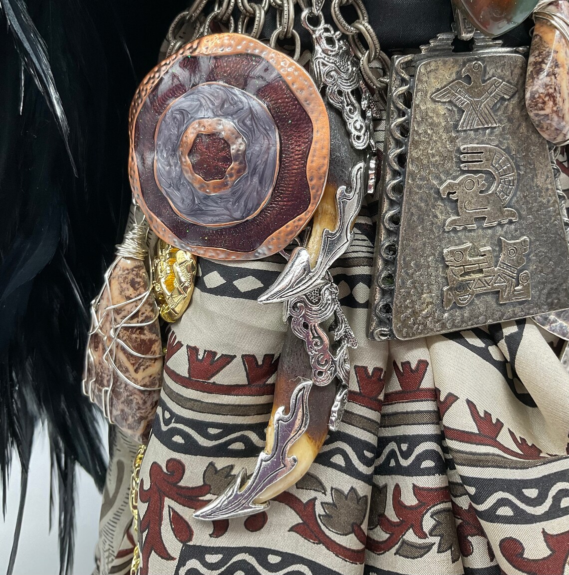 Original Mardi Gras Mischief Doll Mayan Tribal Artdoll by - Etsy