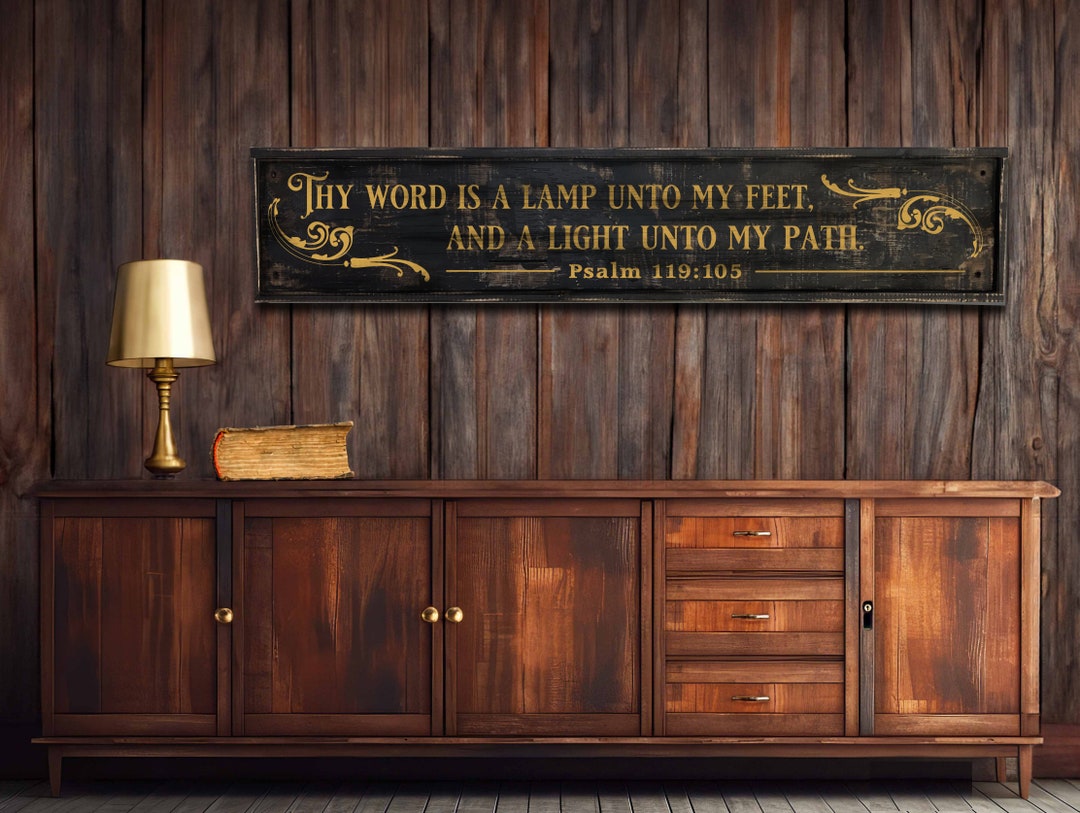 Bible Verse Wall Art, Hanging Bible Scripture, Religious Gift ...