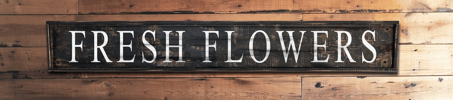 Fresh Flowers Rustic Farmhouse Style Sign Framed Handmade - Etsy