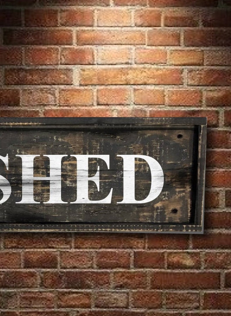 Custom She Shed Sign Personalized for You Extra Large Rustic - Etsy